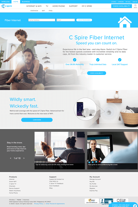 Multi-Family Internet | C Spire Fiber
